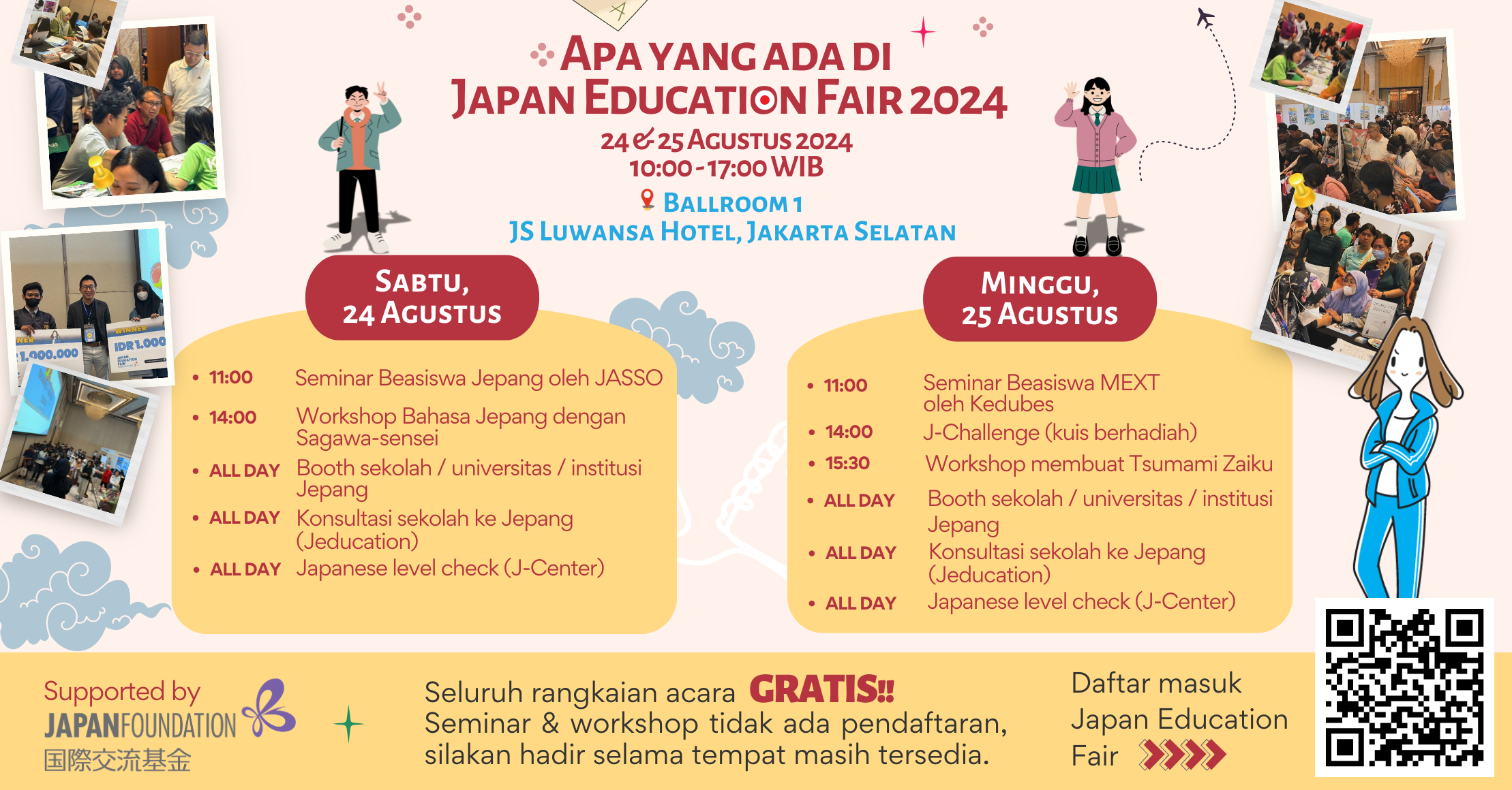 Jeducation Fair 2024 – Sekolah ke Jepang Education Fair